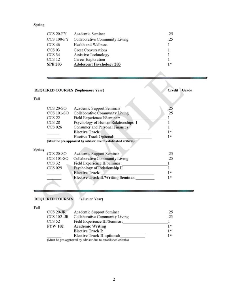 Program Planner | Career & Community Studies